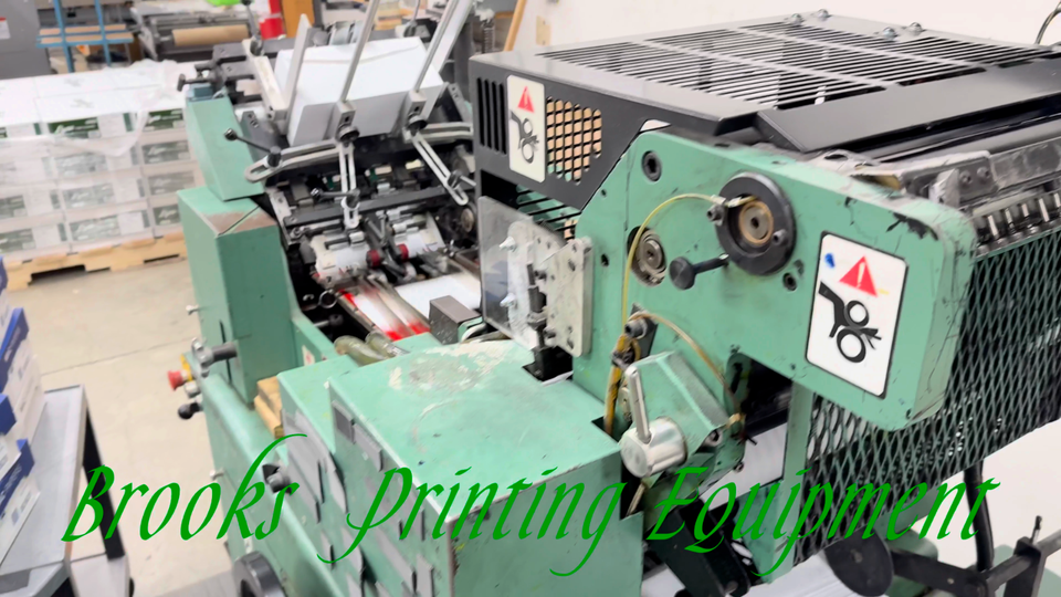 Halm JP-WOD-6D Jet Press Envelope Press with Delivery Conveyor, 1999 | eBay
