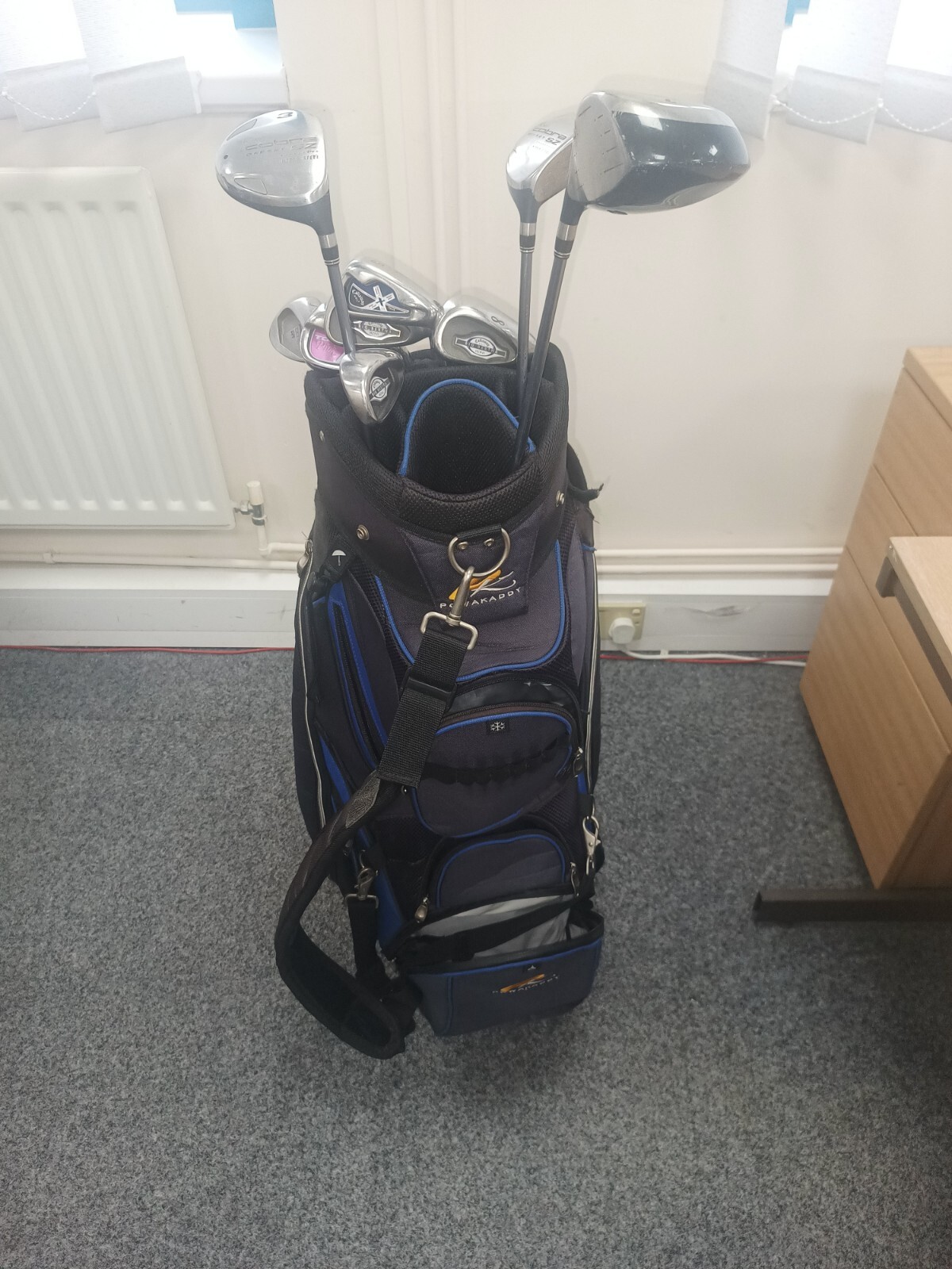 Full set of ladies golf clubs with power caddy bag | eBay UK