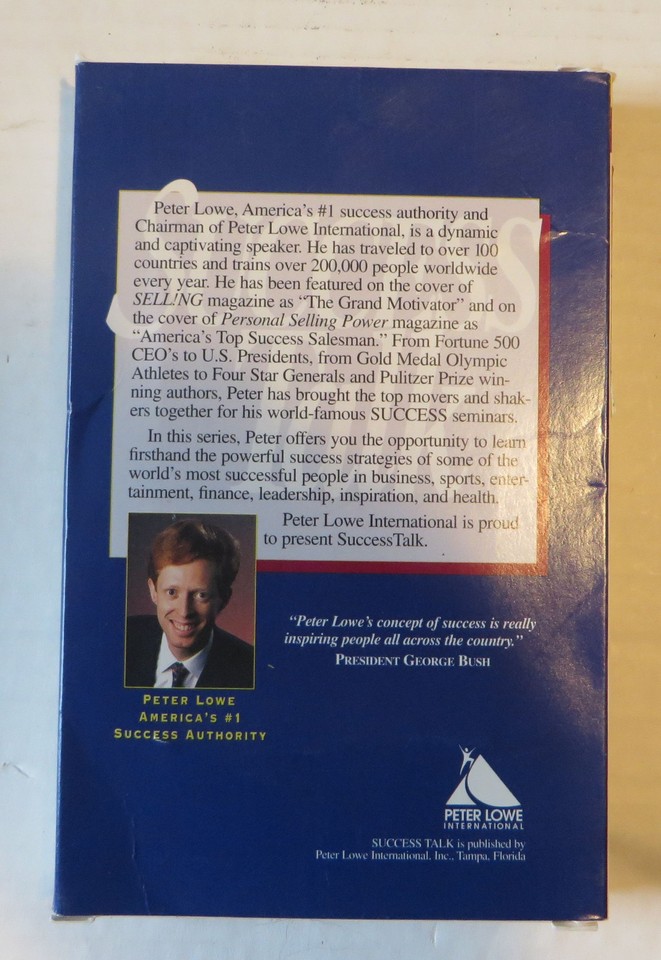 Peter Lowe Success Talk Casette Celebrity Interview Deborah Norville | eBay