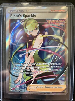 Pokémon TCG Elesa's Sparkle Fusion Strike 260/264 Holo Full Art | eBay