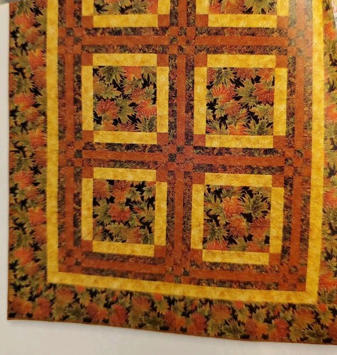 LARGE BLOCK STRIPES & NINE PATCH Quilt - Pattern From a Vintage ...