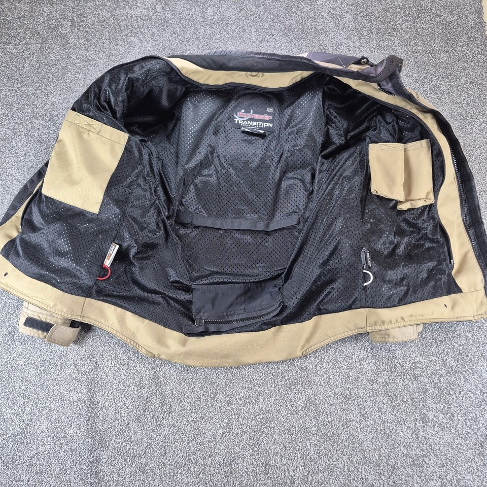 Tourmaster Transition Series 2 Motorcycle Jacket Men's Medium / 42 Tan ...
