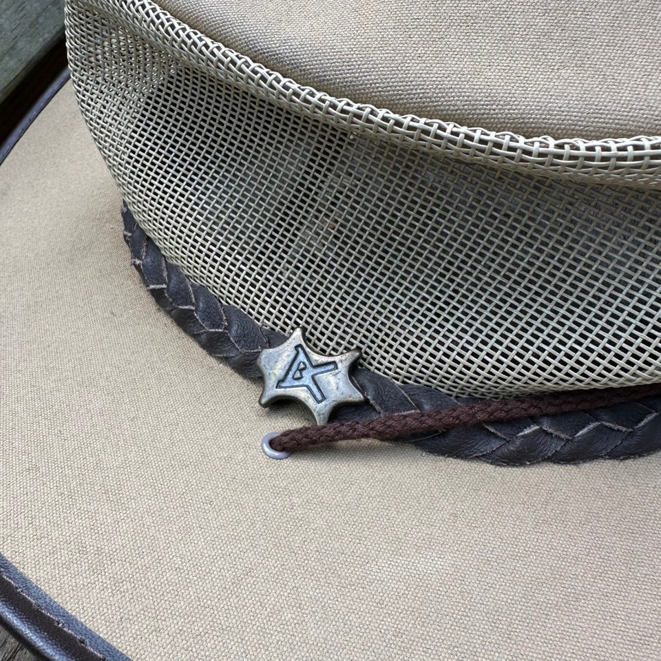 Vintage BC Hats Cool as a Breeze Canvas Mesh Hat Tan Made in Australia ...