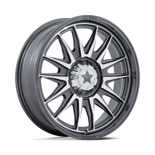 20x7 MSA M55 Commander Platinum W/ Machined Face UTV Wheel 4x137/4x156 ...