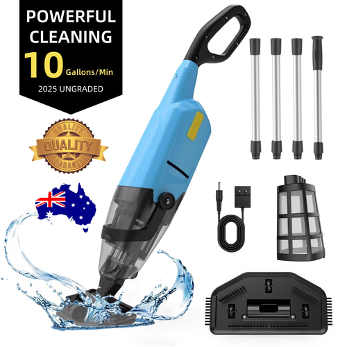 Cordless Pool Cleaner Vacuum 4500mAh Handheld Swimming Pools Cleaning ...