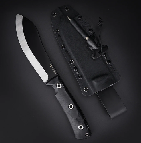 WithArmour Big Muk Fixed Knife 6.5" Full Tang 1095HC Steel Blade ...