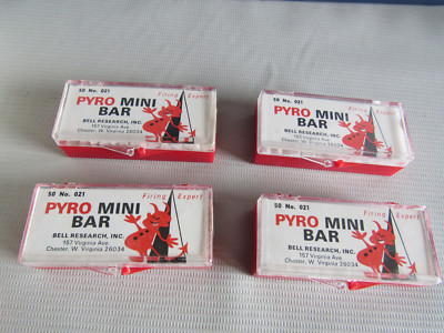 Sealed Lot of 4 Boxes 50 Each Bell Research Pyro Mini Bars Ceramic Kiln ...