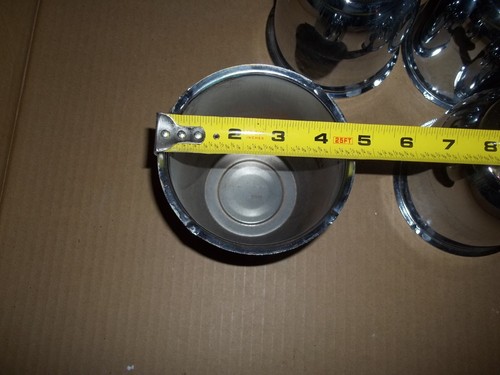 Keystone Wheels Center Caps Push Through Style Rim Covers Chrome Emblem ...