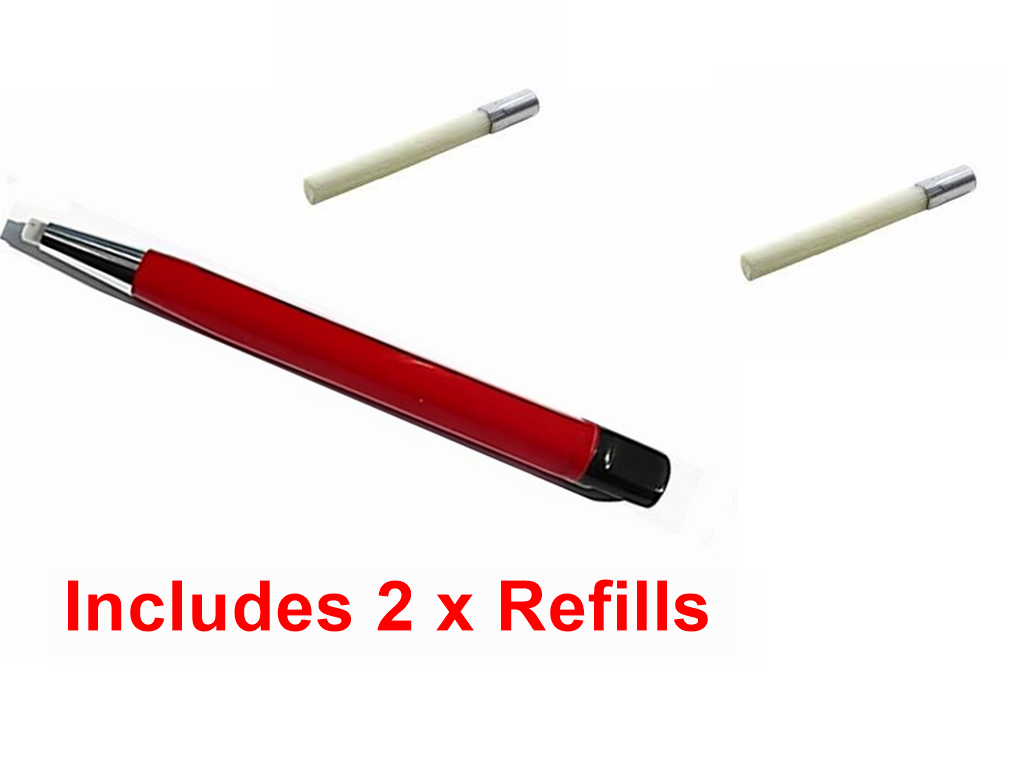 Fibre Pen Pencil + 2 Refill's Abrasive Cleaning Fibreglass Electronics ...