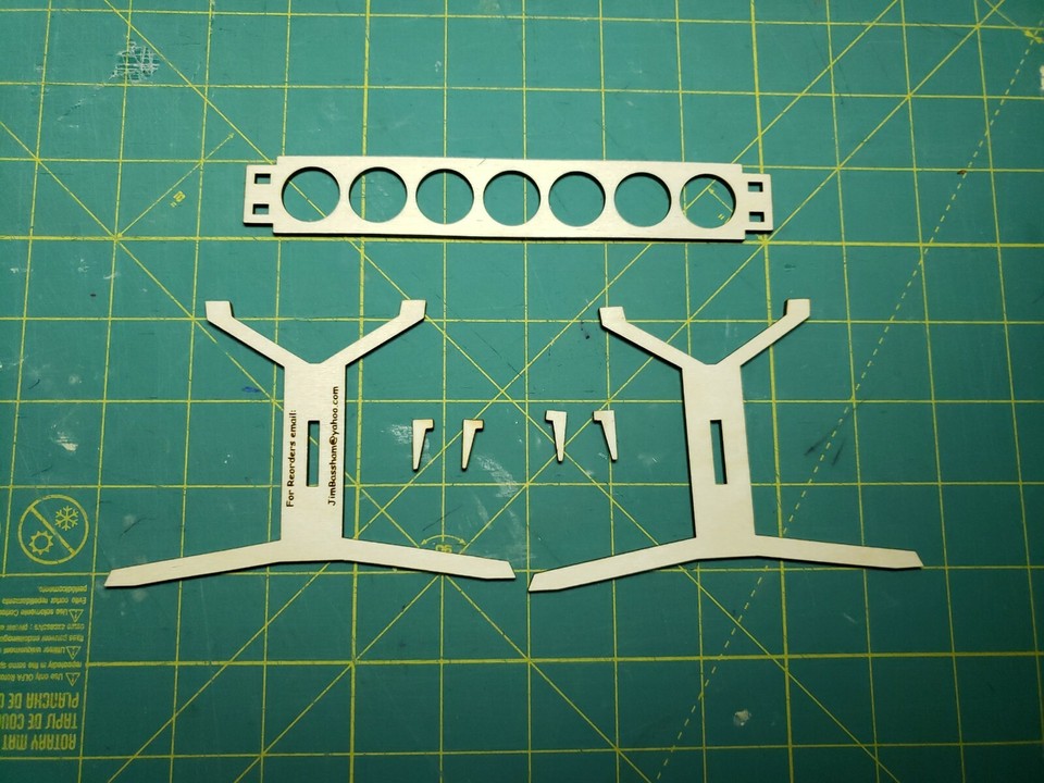 Rocket Cradle - Stand for display or working on your model rocket kits ...