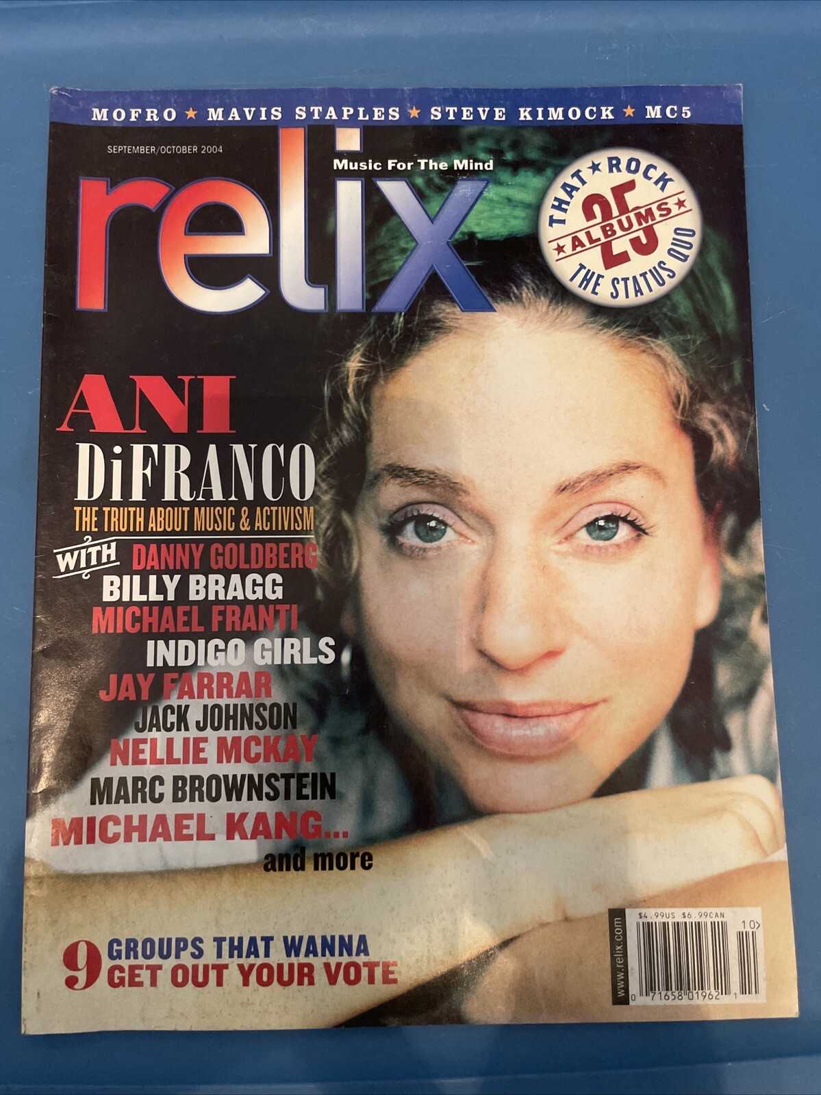 Relix Magazine 10/2005 Ani DiFranco Mirror Mavis Staples Indigo Girls ...