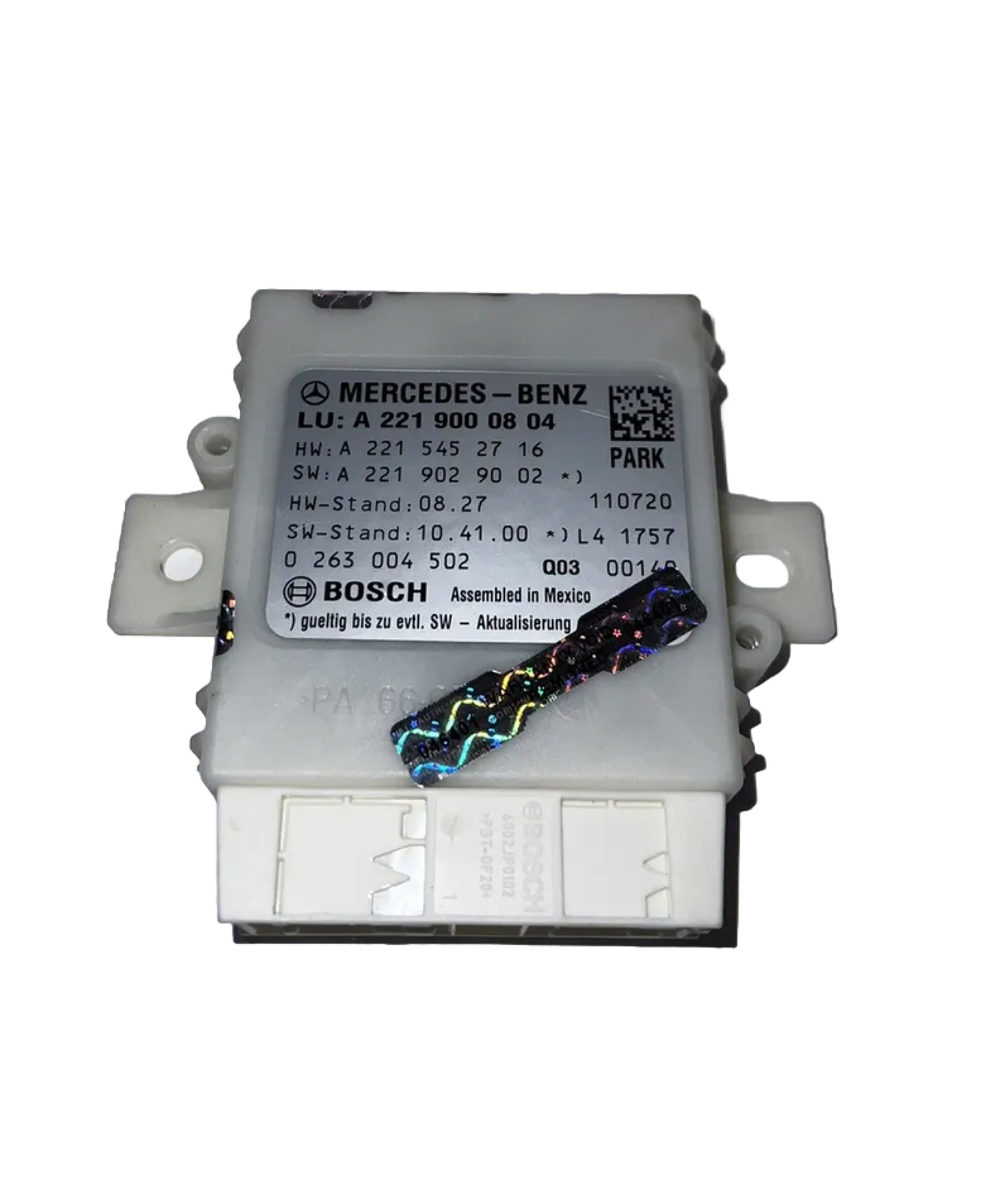 10-13 Mercedes W221 S550 S63 AMG Rear Parking Parktronic Control Module ...