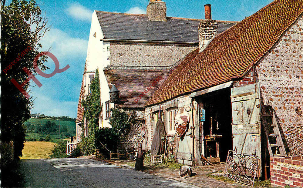 Picture Postcard, Pyecombe, the Old Forge [Constance] | eBay UK