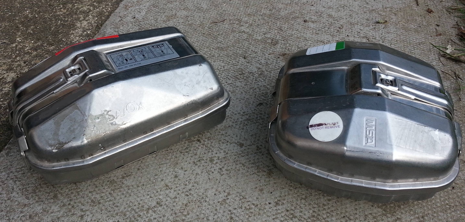 MSA Savox Emergency Escape Breathing self rescuer chemical oxygen kit ...