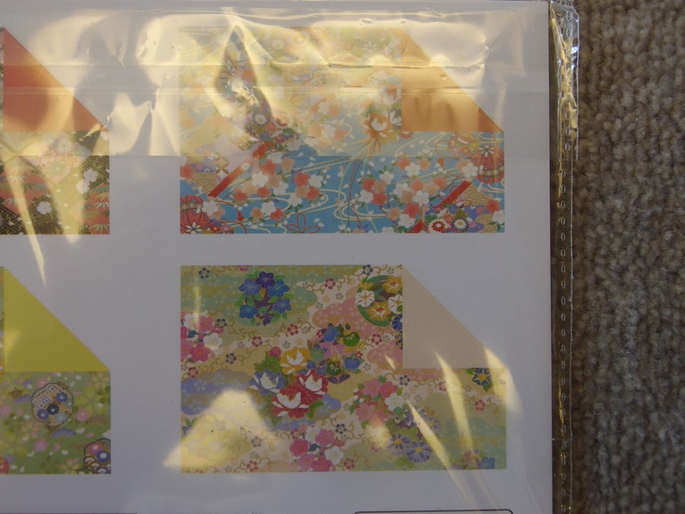 DAISO Japanese Origami Design Paper Japanese Pattern 36 Sheets (4 ...