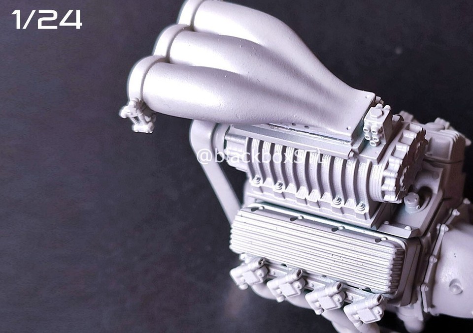 Blown BBC 572 Engine - 1/24 - 3D Printed - Black Box | eBay