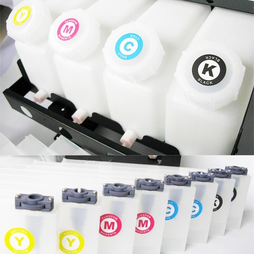 4-Bottle 8-Channel CISS Continuous Ink System Solution Roland Mimaki ...