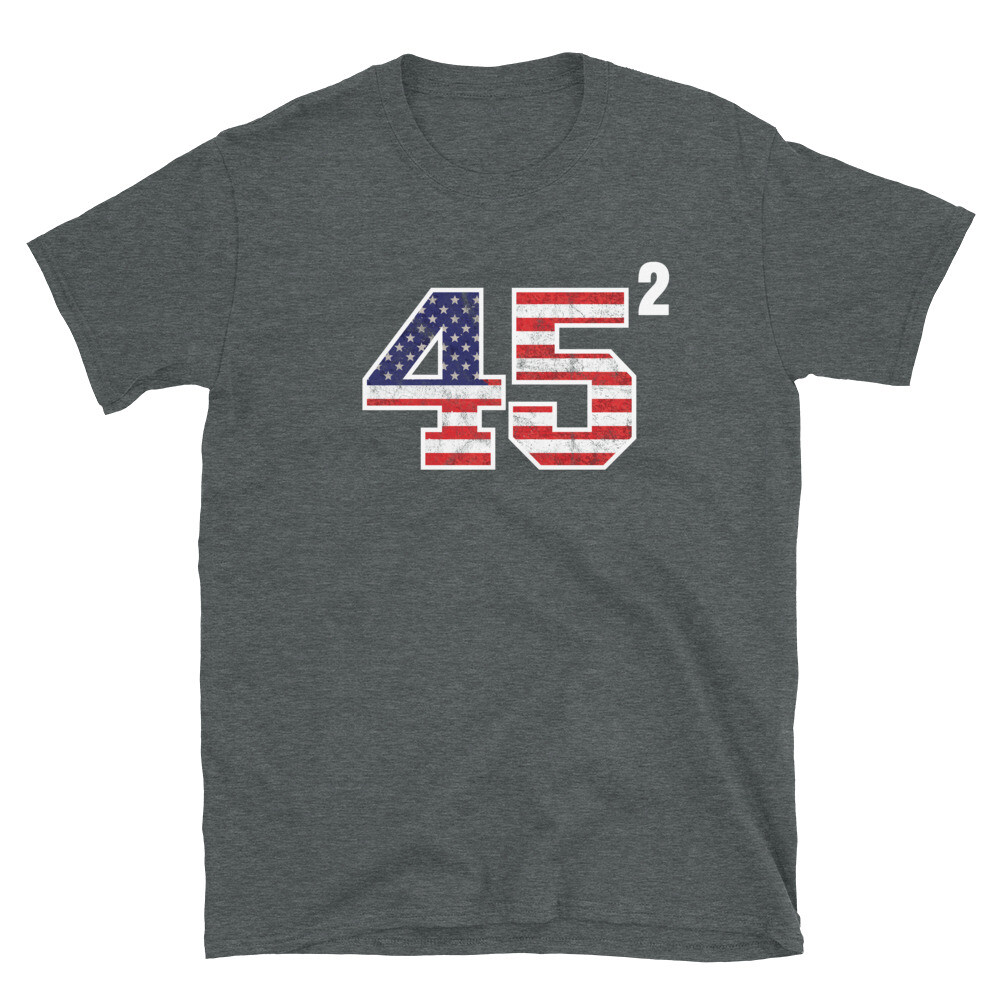 45 Squared Trump 2020 Shirt President Election GOP Republican ...