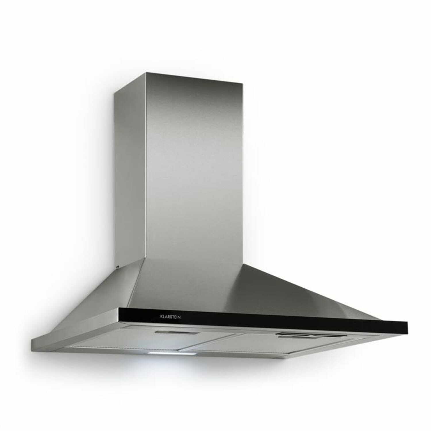 Cooker Hood Extractor Kitchen Chimney 60cm LED Steel Glass 350 m³/h 67 ...