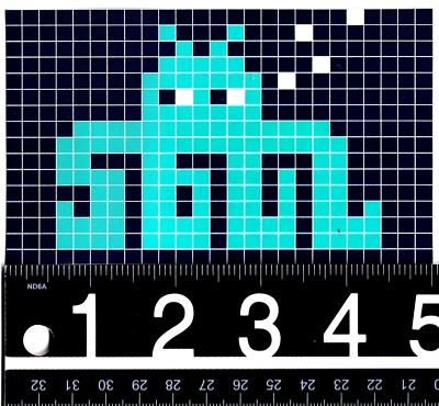 Soul Octopus Surfboards Sticker 5 in x 3 in Multicolor Pixel Surf Decal ...