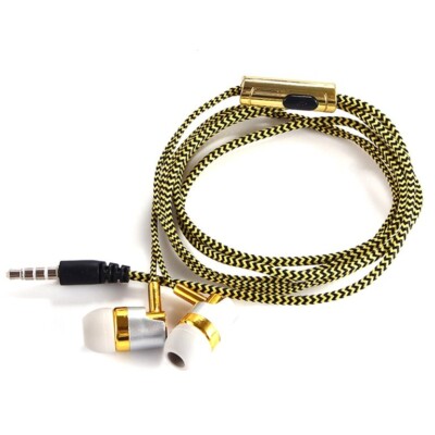 Portable Mobile Phone Braided Wired IN-Ear Sounds In -Ear Sounds ...