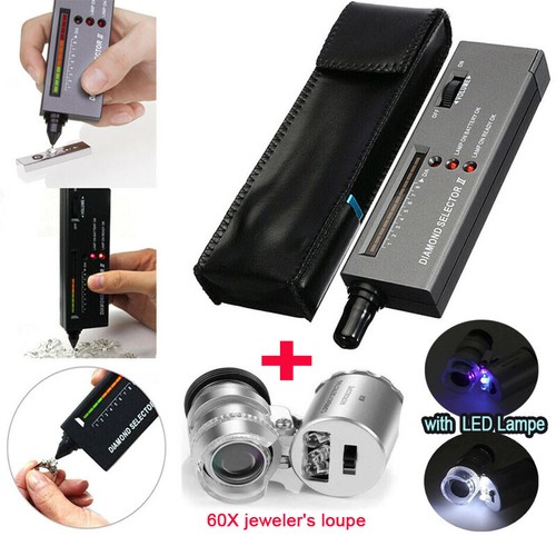 Diamond Tester Portable Gem Selector Gemstone Jeweler Tool Testing Kit ...