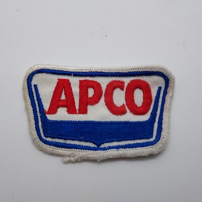 Vintage APCO Gas and Oil Service Station Uniform Jacket 3.25"x2" Patch ...