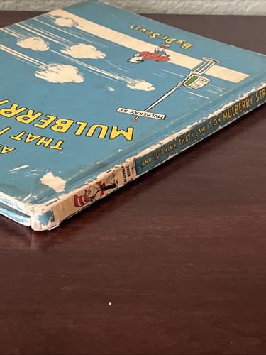 And To Think That I Saw It On Mulberry Street Vintage Dr. Seuss 1937 ...