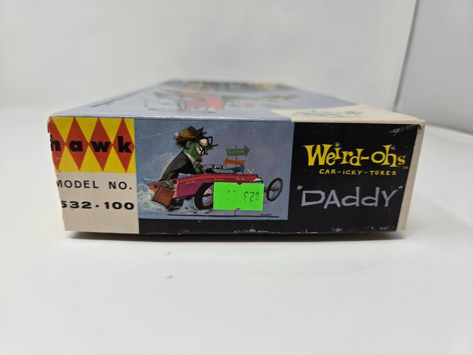 Vintage 1963 Hawk Model Kit Weird-Ohs Daddy Way Out Suburbanite - EMPTY ...