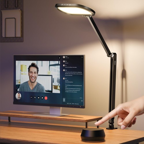 Led Desk Lamps for Home Office, Double-Sided Dimmable Desk Light with ...