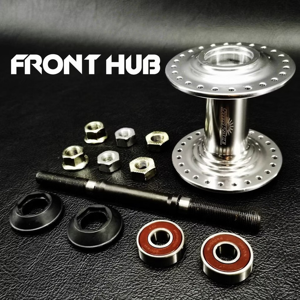 BMX Wheel Set 20" 48H Chrome Hubs Polished Rims | Old School Style | eBay
