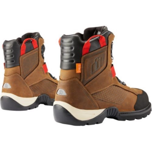 ICON STORMHAWK MOTORCYCLE BOOTS WATERPROOF SLIP-RESISTANT MENS 8.5 ...