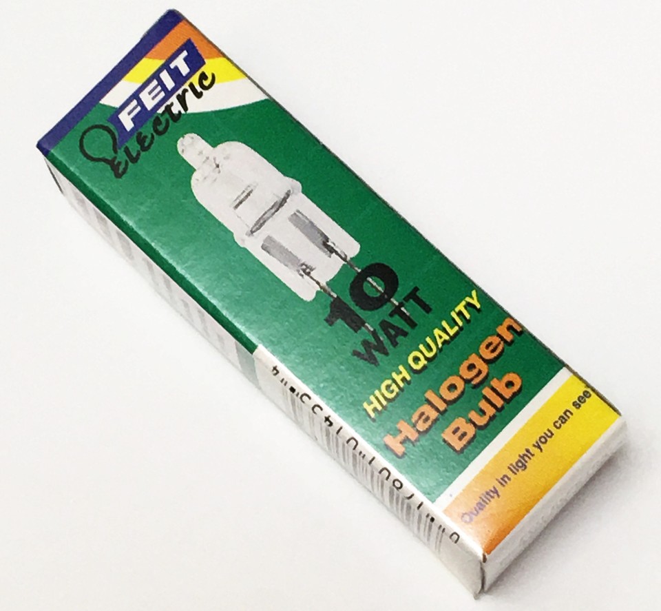 FEIT ELECTRIC HIGH QUALITY Small BI-PIN Light BULB G4 JC Base 10W 12 ...