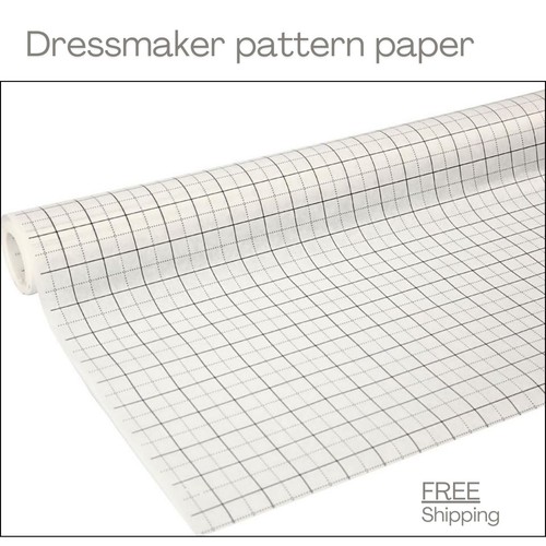 Dressmakers Squared Dress Pattern Paper 15m Sewing Crafting Dress ...