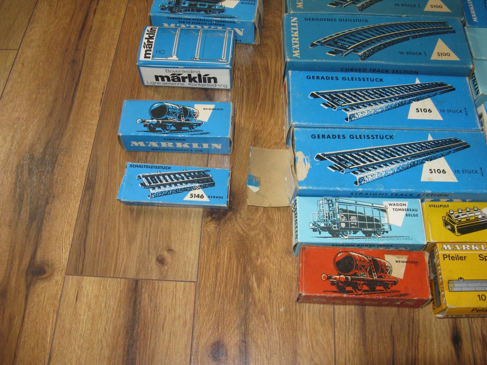 *EMPTY BOXES ONLY* Vintage lot of 23 Empty Marklin HO Train boxes ...