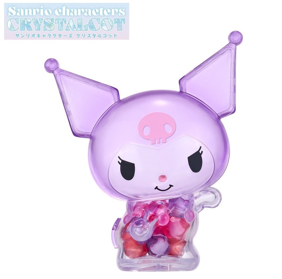 Sanrio Characters Crystal Cot Mini Figure My Melody Kuromi Cinnamoroll ...