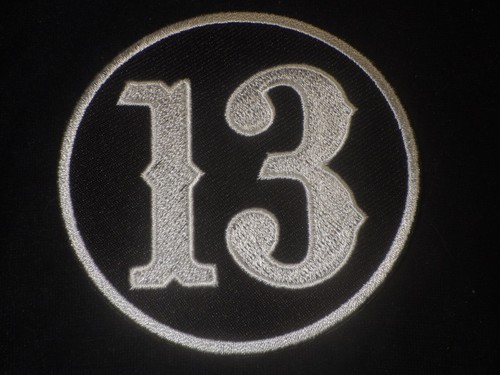 Number 13 Black Patch | eBay