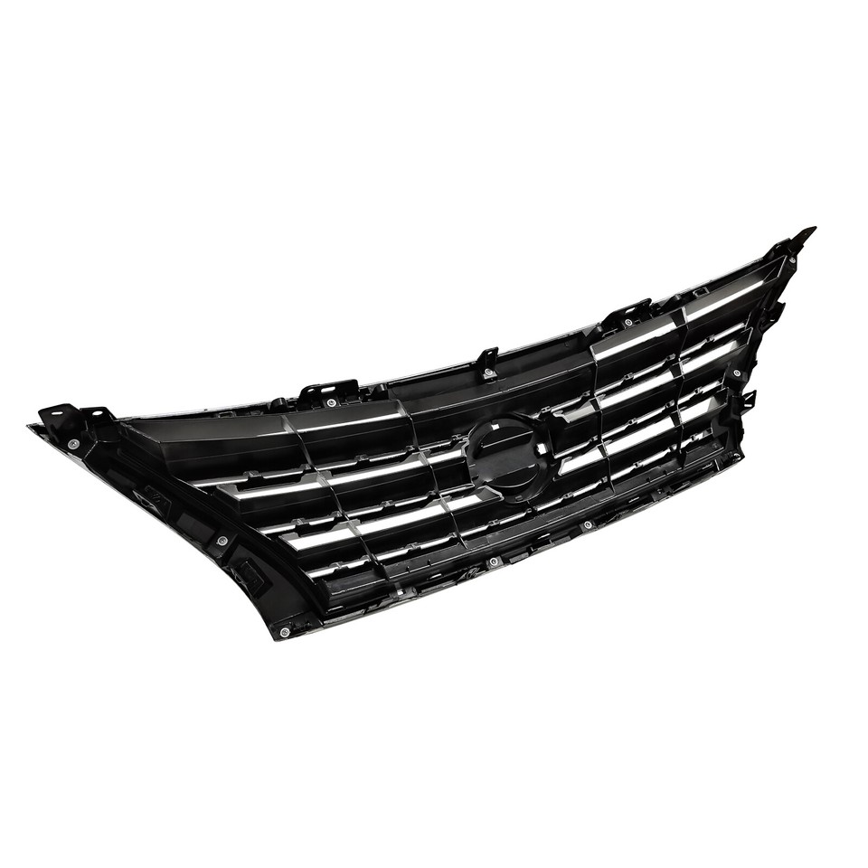 Front Shell Silver Insert W/ Chrome Grille For 2013-2015 Nissan Sentra ...