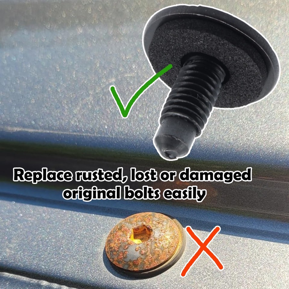 10set For VW Transporter T5 T6 Roof Rack Holes Blanking Screws Bolt WHT ...