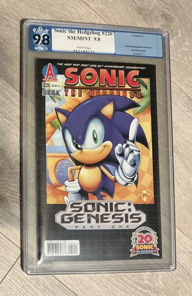 Sonic the Hedgehog, #1, Fall 1991 SEGA Mini FIRST SONIC Comic Book RARE ...