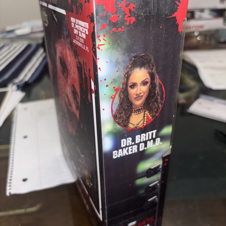 AEW Dr. Britt Baker DMD Blood & Guts Ringside Exclusive Action Figure ...