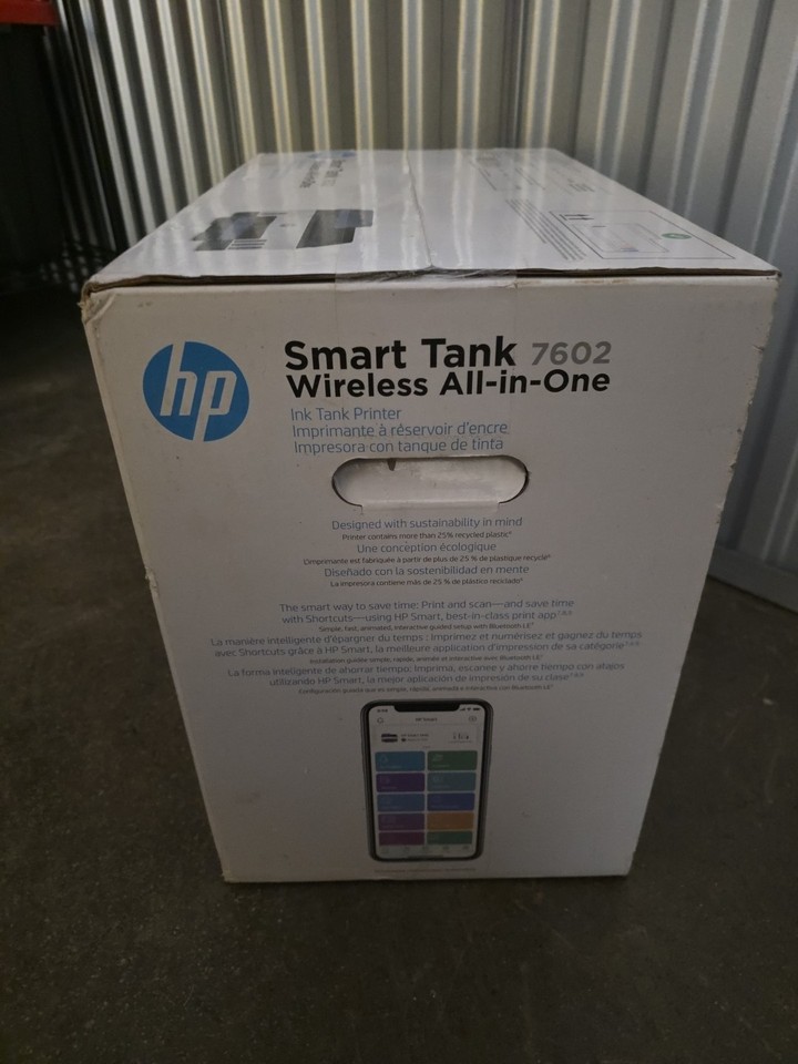 HP Smart Tank 7602 All-In-One Wireless Inkjet Printer*(READ DESCRIPTION ...