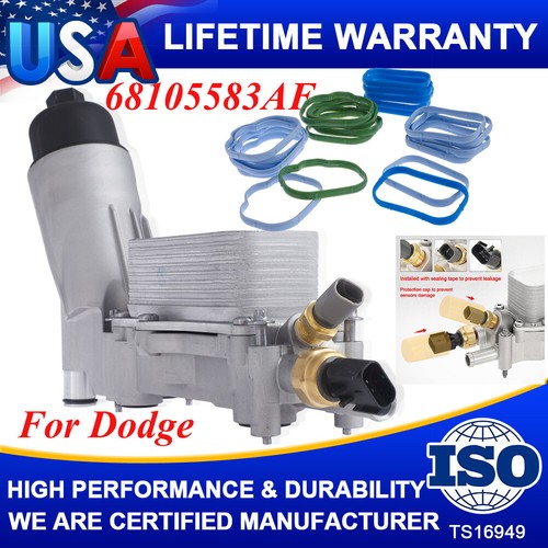 68310865AB Engine Oil Filter Housing For Dodge Journey Charger 200 2017 ...