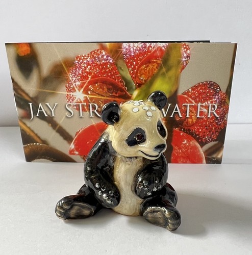 Jay Strongwater Mini Figurine Panda “Tai Shan” NIB | eBay
