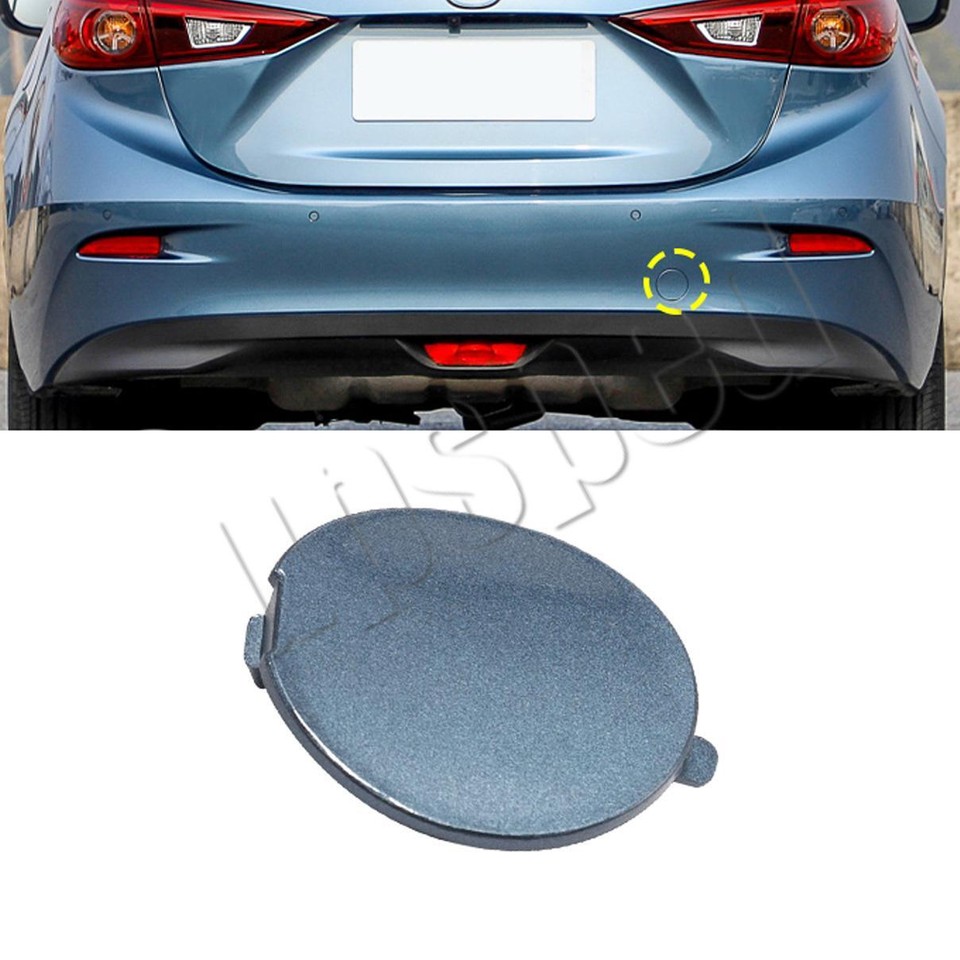 Rear Right Side Bumper Tow Hook Hole Eye Cover Cap For Mazda 3 Axela ...