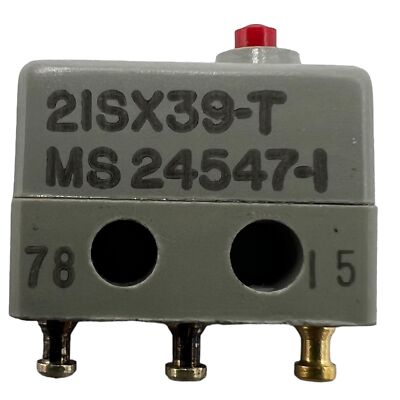 MS24547-1 21SC39T MOMENTARY MIL SPEC MICROSWITCH SPDT 7A/250VAC | eBay