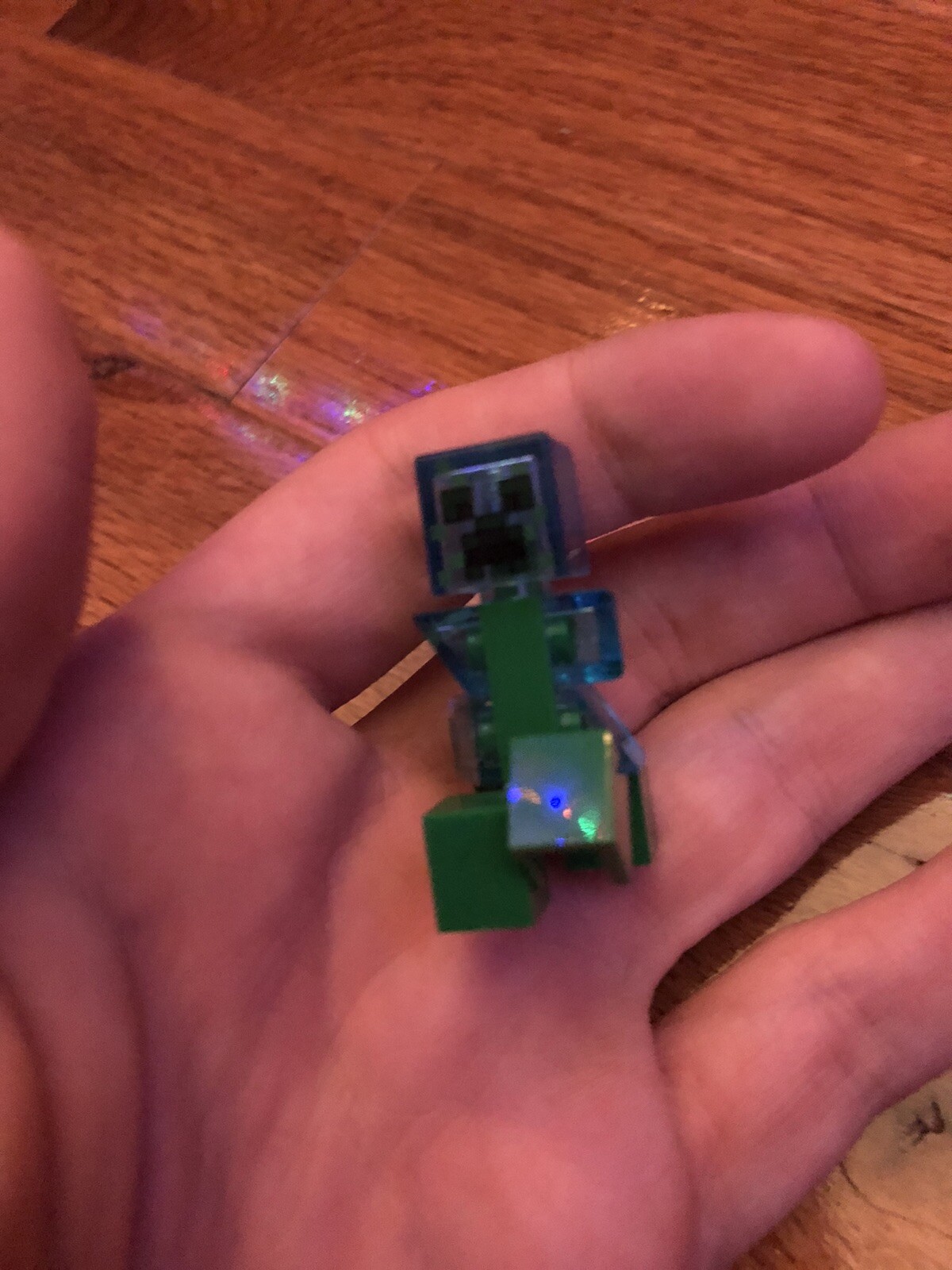 Lego Minecraft Charged Creeper Minifigure From The Mountain Cave | eBay