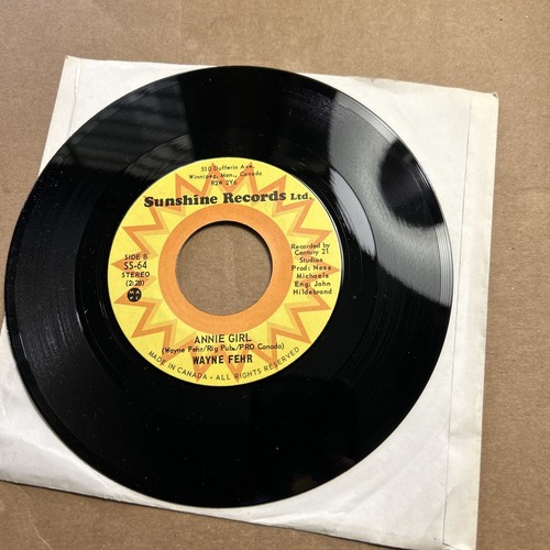 Wayne Fehr Confessions Of A Guitar Picker/Annie Girl Sunshine Records ...