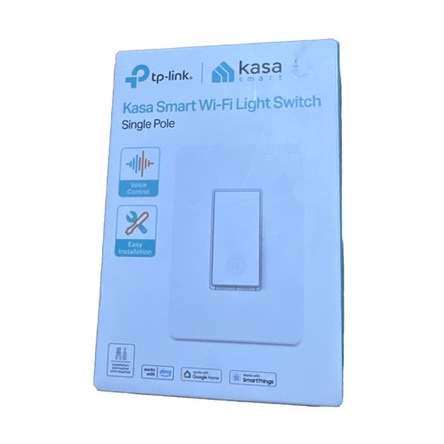 Kasa Smart Light Switch HS200, Single Pole, Needs Neutral ,2.4GHz Wi-Fi ...