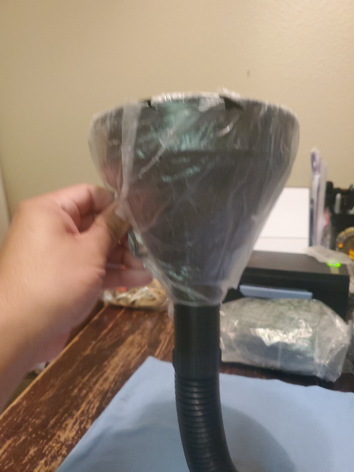 Wekster Wide Mouth Fuel Funnel With Handle Large Plastic Automotive ...